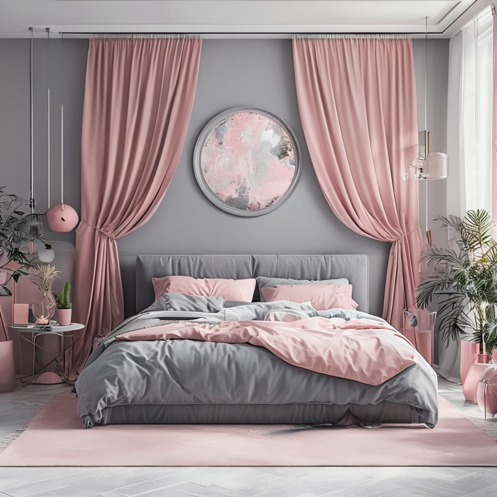 10 Stunning Pink & Grey Bedroom Ideas to Create Your Dream Sanctuary ...