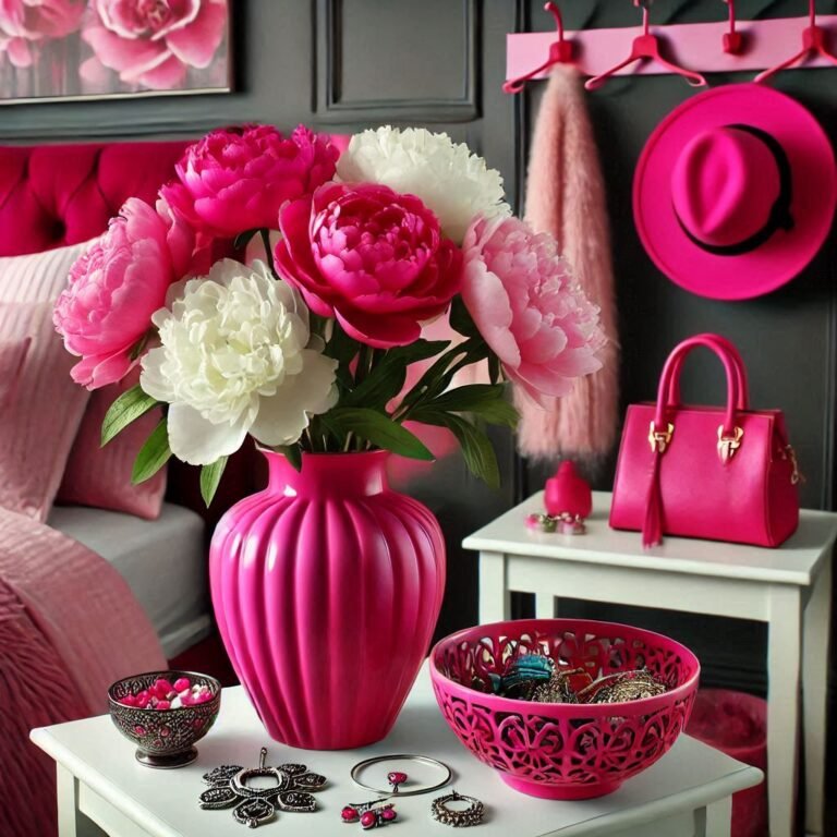 Bring the Heat: Budget-Friendly DIY Hot Pink Bedroom Decor ...